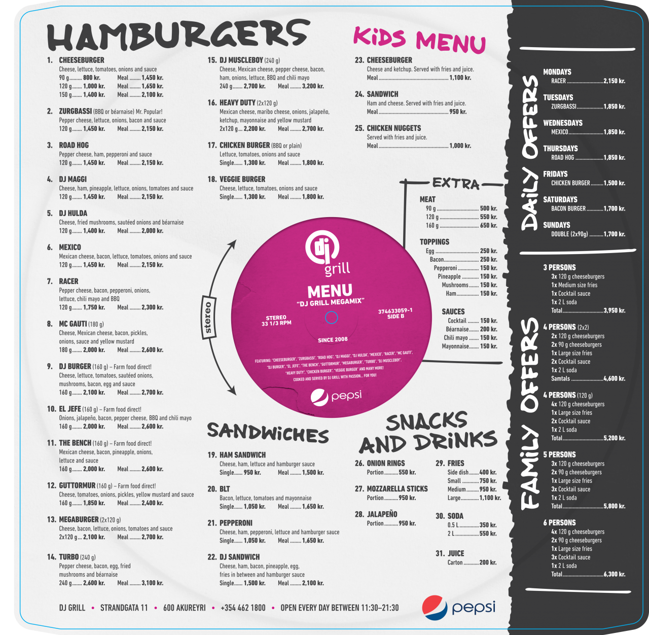 Staður fólksins Dj Grill | probably best burger in town